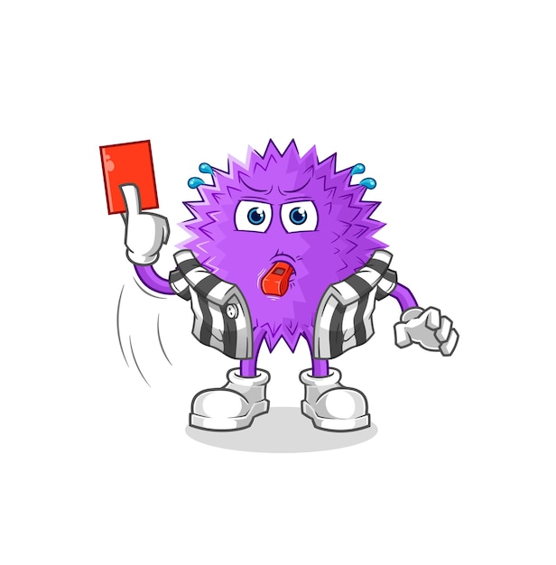 Vibrant Prickly Creature Holding Red Card | Jiffy Designs