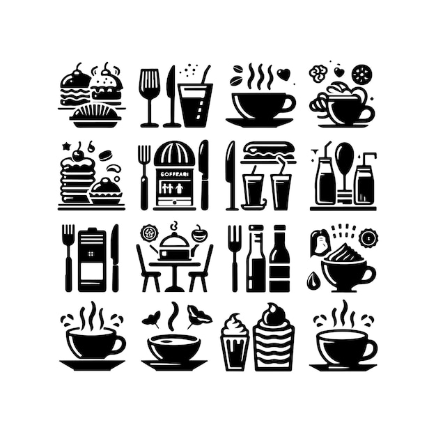 Diverse Culinary Icons: A Delectable Collection of Food and Dining ...