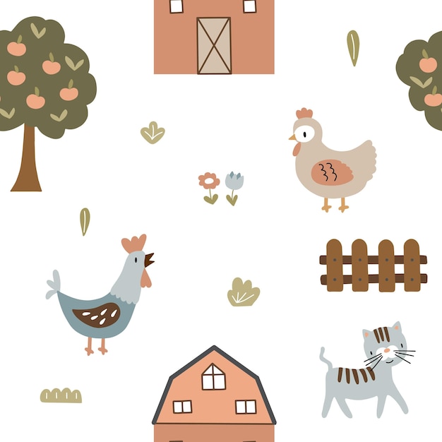 Charming Farmhouse Motifs: A Cozy Collection of Rustic Icons | Jiffy ...
