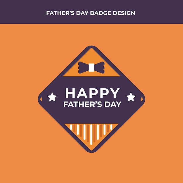 Vibrant Father's Day Badge Design with Celebratory Elements | Jiffy Designs