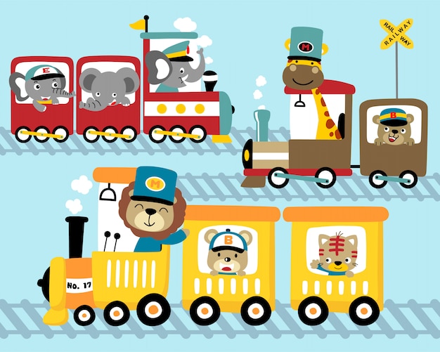 Charming Train Collection Featuring Adorable Animal Conductors | Jiffy ...