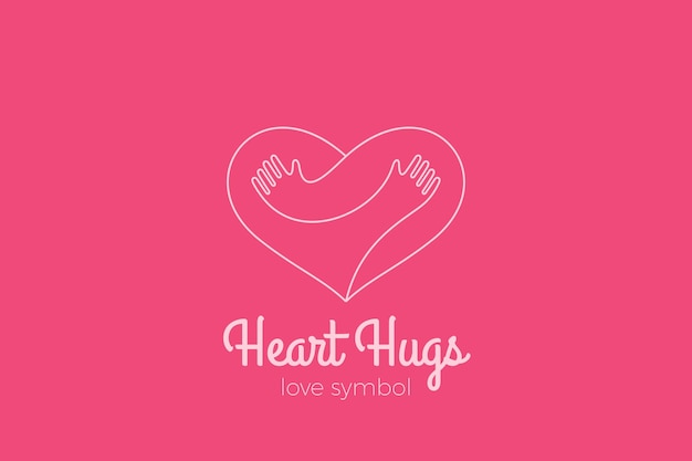 Embracing Love and Connection: A Heart-Shaped Hug Symbol | Jiffy Designs