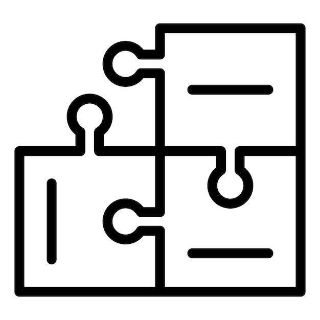 Minimalist Geometric Puzzle Pieces Graphic | Jiffy Designs