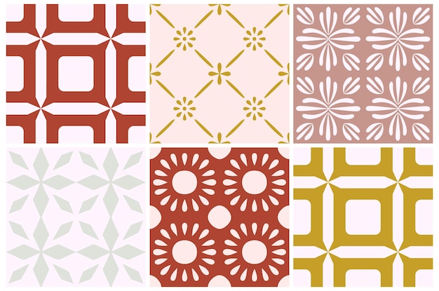 Vibrant Geometric Patterns and Floral Motifs Collection | Jiffy Designs