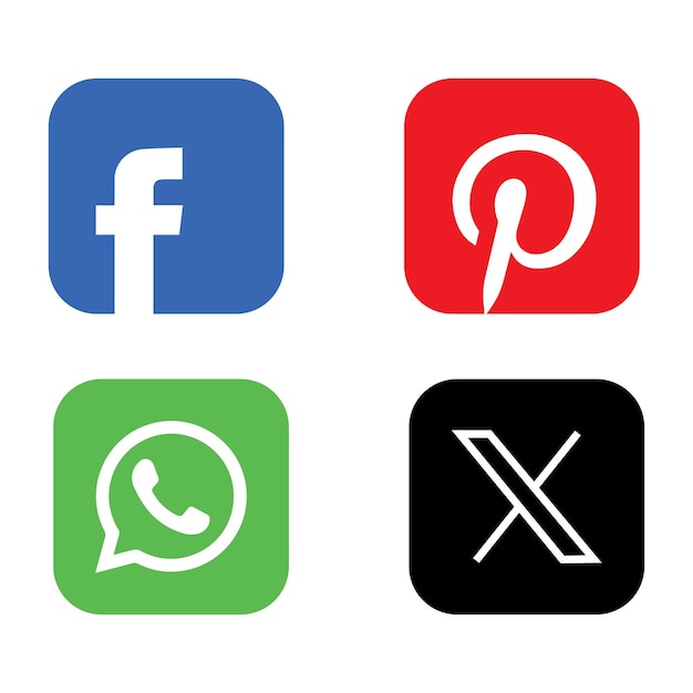 Iconic Social Media App Logos in Vibrant Colors | Jiffy Designs