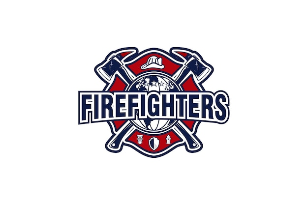Heroic Emblem of Brave Firefighters Battling Blazes Worldwide | Jiffy ...