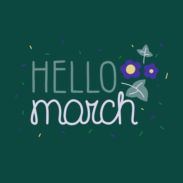 Vibrant Lettering and Playful Shapes Greet the Month of March | Jiffy ...