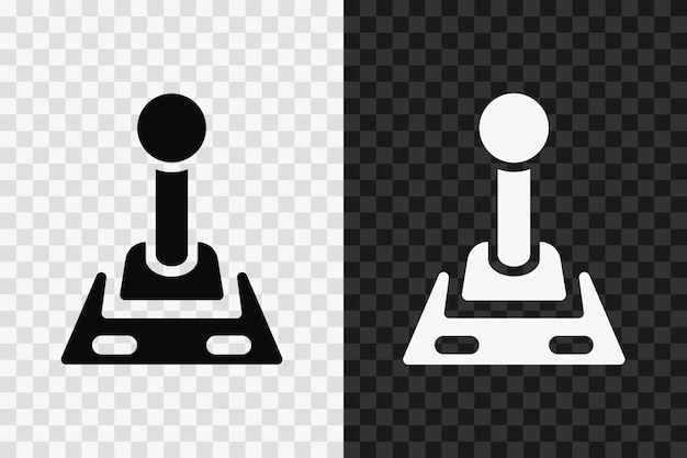 Sleek and Minimalist Joystick Icon | Jiffy Designs