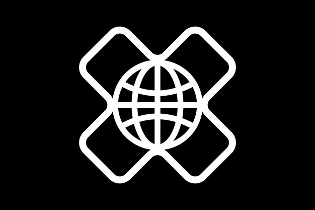 Interconnected Global Symbols in Minimalist Geometric Design | Jiffy ...