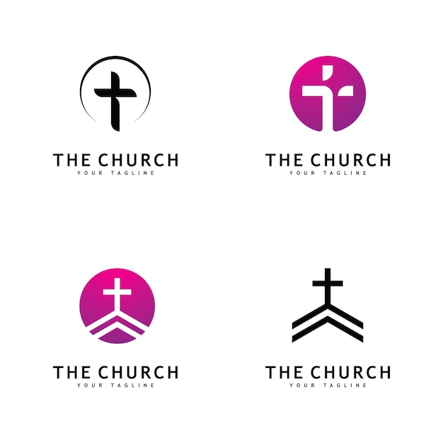 Diverse Christian Church Symbols with Simple Modern Design | Jiffy Designs