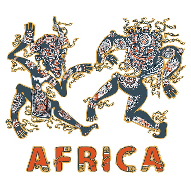 Vibrant Tribal Creatures: Mythical Beasts of African Folklore | Jiffy ...