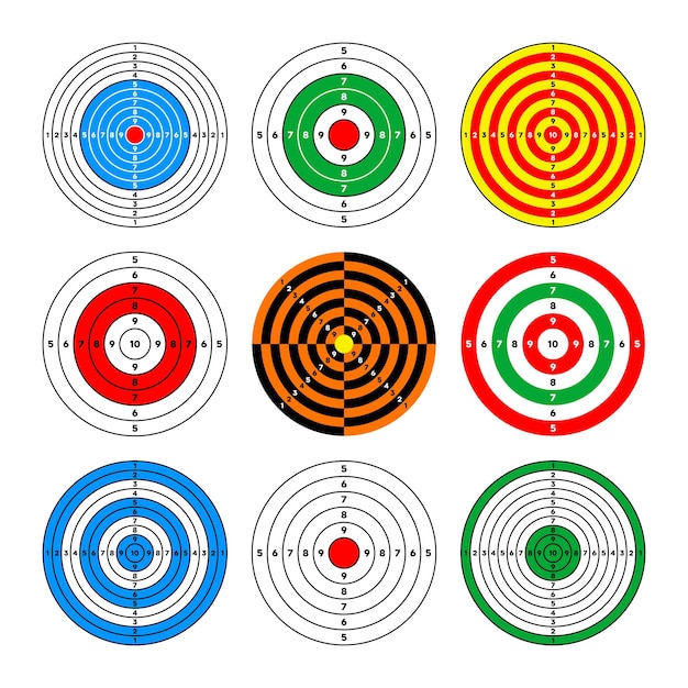 Vibrant Assortment of Archery and Shooting Targets | Jiffy Designs