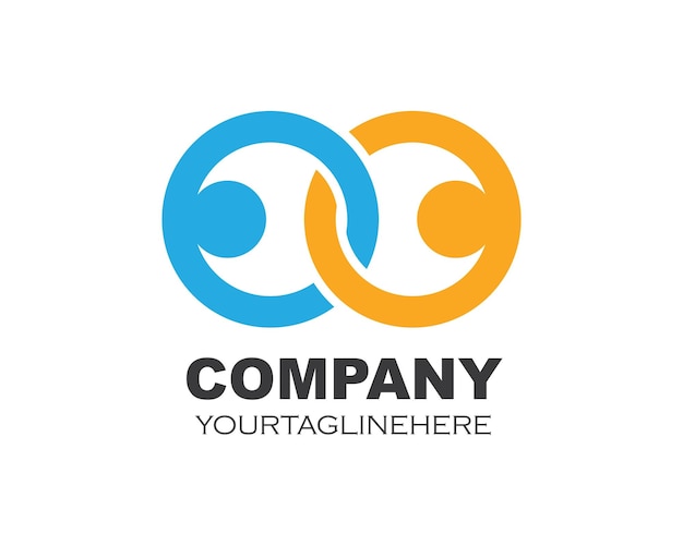 Vibrant Interlocking Loops Logo Design | Jiffy Designs