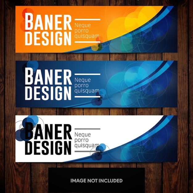 Vibrant Banner Design Collection with Abstract Wave Patterns | Jiffy ...