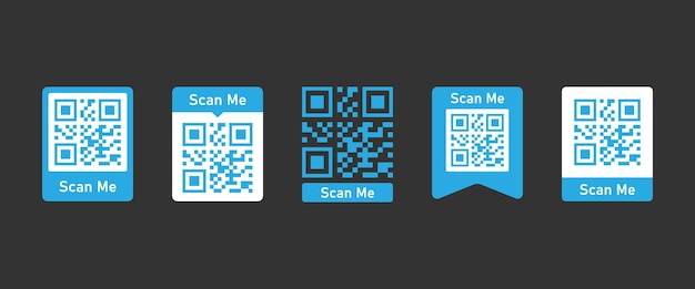Diverse QR Code Designs with Scan Me Prompts | Jiffy Designs