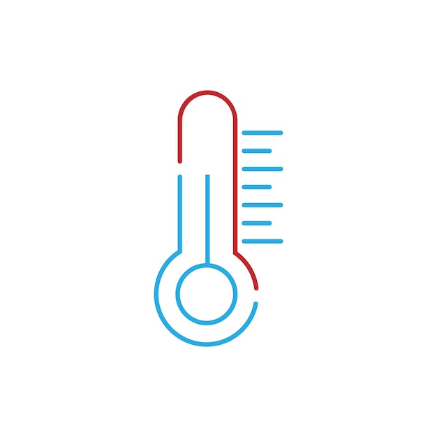 Vibrant Temperature Gauge Icon Depicting Heating and Cooling | Jiffy ...