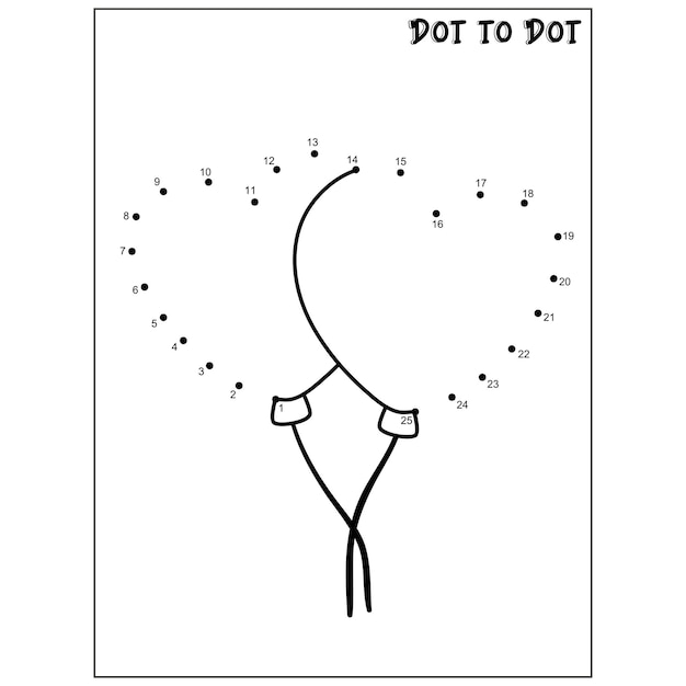Whimsical Dot-to-Dot Crescent Moon with Playful Stick Figure | Jiffy ...