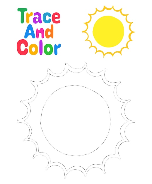 Vibrant Sun Trace and Color Activity | Jiffy Designs