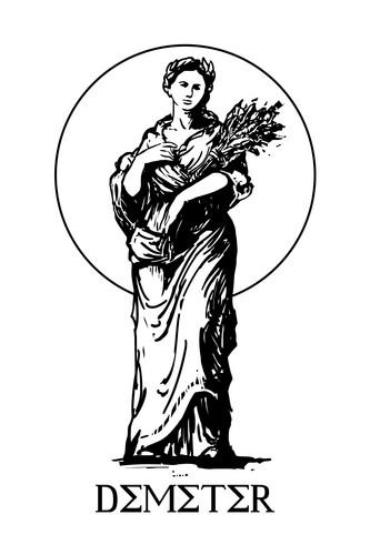 Demeter The Goddess Of The Harvest And Agriculture In Ancient Greek ...