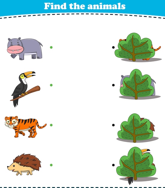 Playful Creatures Hiding in the Lush Greenery | Jiffy Designs