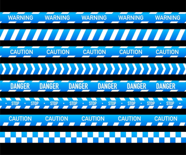Versatile Collection of Vibrant Warning and Caution Borders | Jiffy Designs