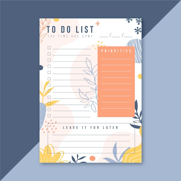 Whimsical Floral To-Do List with Motivational Reminders | Jiffy Designs