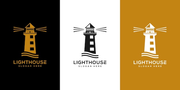 Elegant Lighthouse Emblem Collection with Vibrant Color Schemes | Jiffy ...