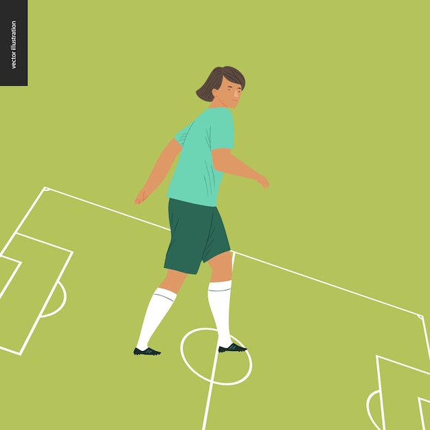 Energetic Soccer Player Dribbling on the Field | Jiffy Designs