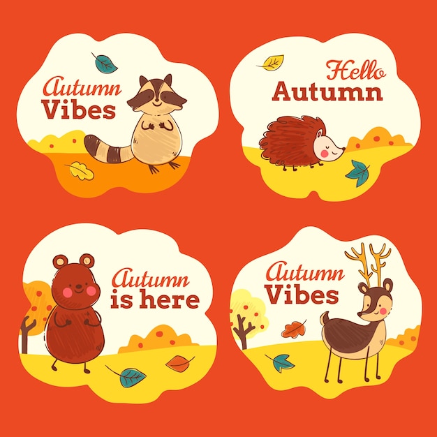 Charming Autumn-Themed Illustrations Celebrating the Season's Vibrant ...