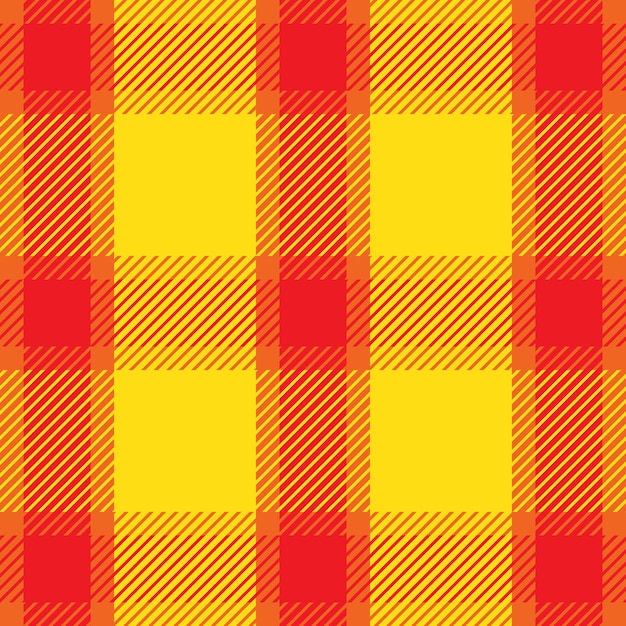 Vibrant Red and Yellow Checkered Pattern Design | Jiffy Designs