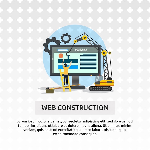 Vibrant Illustration of Modern Website Building Process | Jiffy Designs