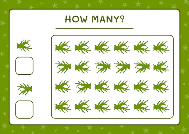 Counting Green Leaves on a Starry Background | Jiffy Designs