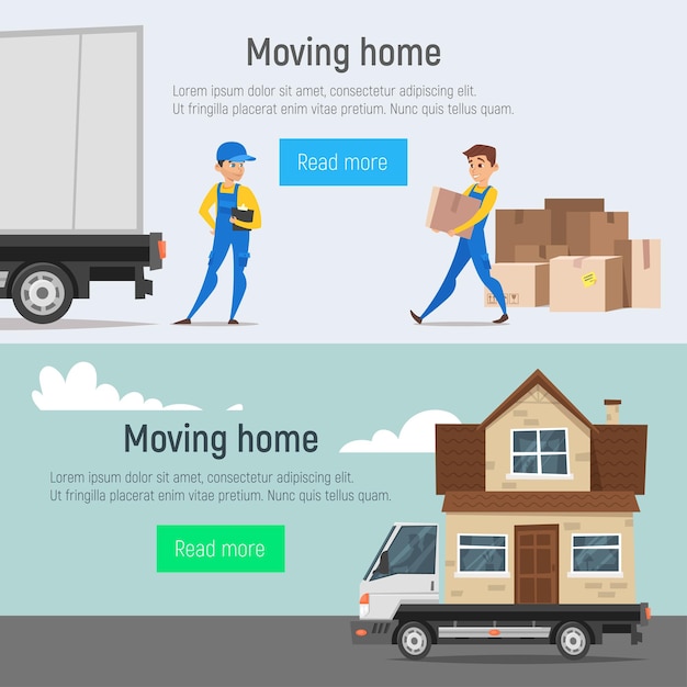Relocating with Care: Movers Transporting Belongings to New Home ...