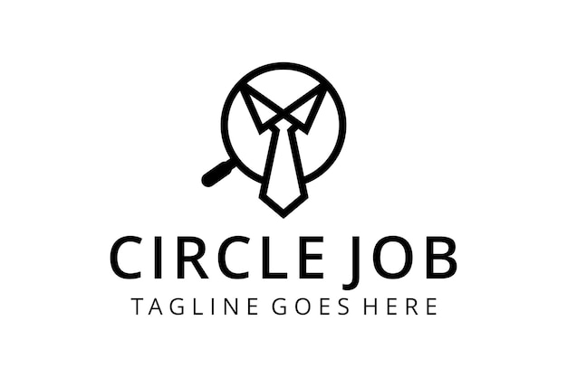 Sleek and Versatile Circle Job Logo Design | Jiffy Designs