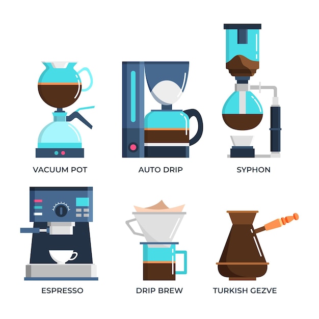 A Diverse Collection of Iconic Coffee Brewing Devices | Jiffy Designs