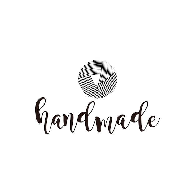 Elegant Handmade Emblem with Stylized Yarn Design | Jiffy Designs