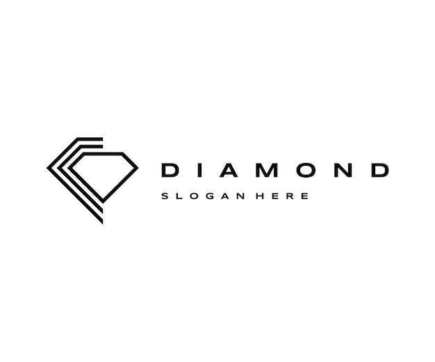 Minimalist Diamond-Shaped Logo with Sleek Typographic Design | Jiffy ...