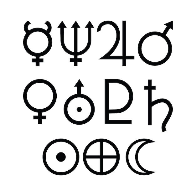 Mystical Symbols of Cosmic Alignment and Celestial Powers | Jiffy Designs