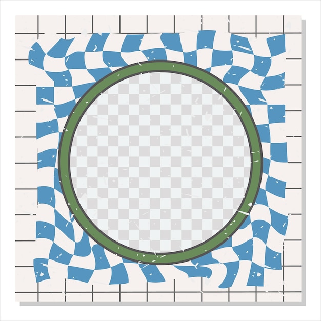 Whimsical Mosaic Frame with Transparent Center | Jiffy Designs