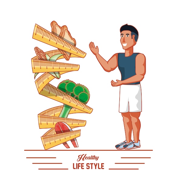 Energetic Man Embraces Healthy Lifestyle with Vibrant Visuals | Jiffy ...