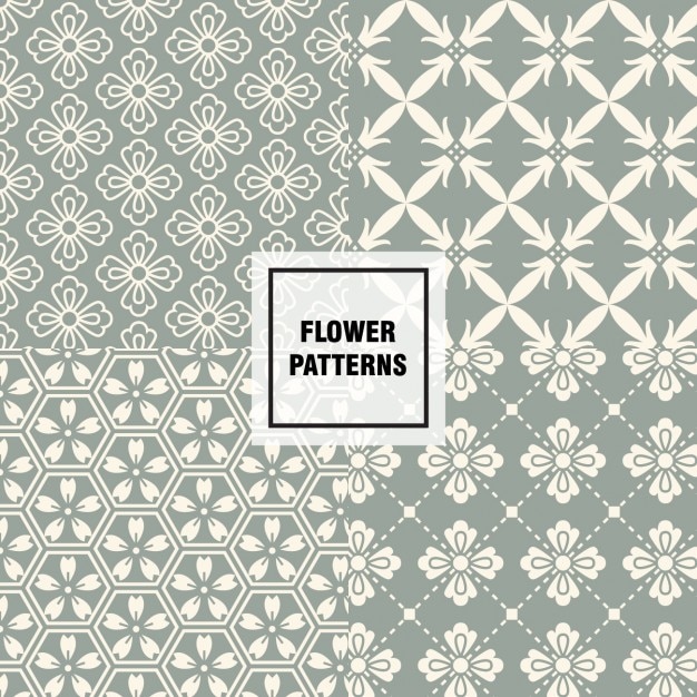 Intricate Floral Patterns and Motifs Collection with Text Element ...