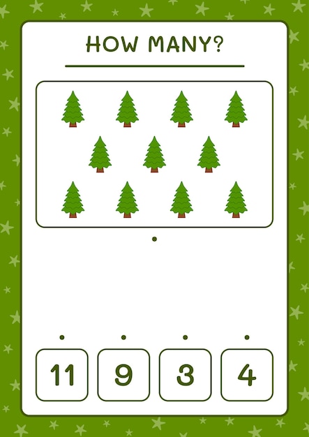 Counting Christmas Trees: A Fun Holiday Math Activity | Jiffy Designs