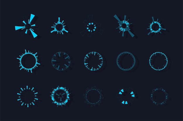Vibrant Collection of Stylized Geometric Shapes and Motifs | Jiffy Designs