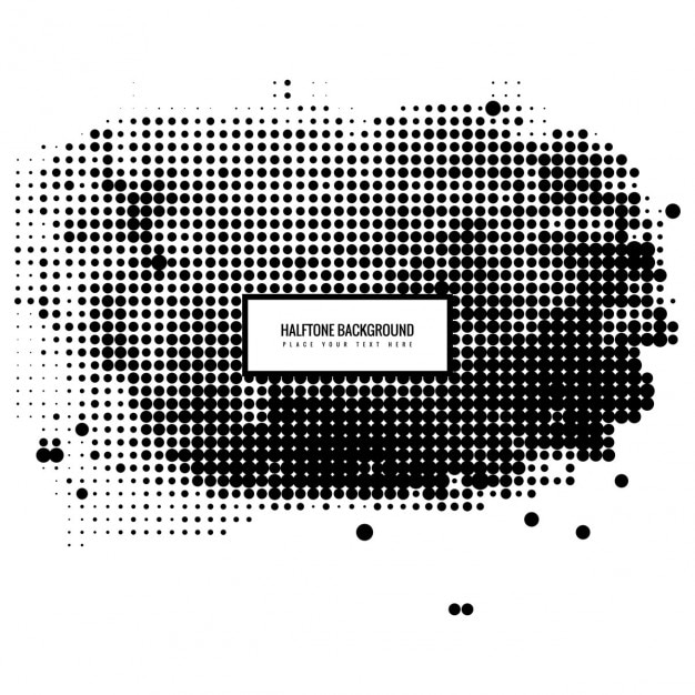 Halftone Rectangular Background with Text Placeholder | Jiffy Designs