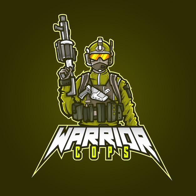 Fearless Warrior: Armored Hero in Tactical Gear | Jiffy Designs