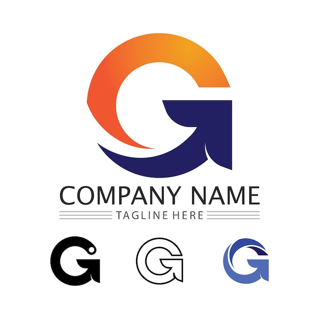 Vibrant G Letter Symbol with Overlapping Circular Elements | Jiffy Designs
