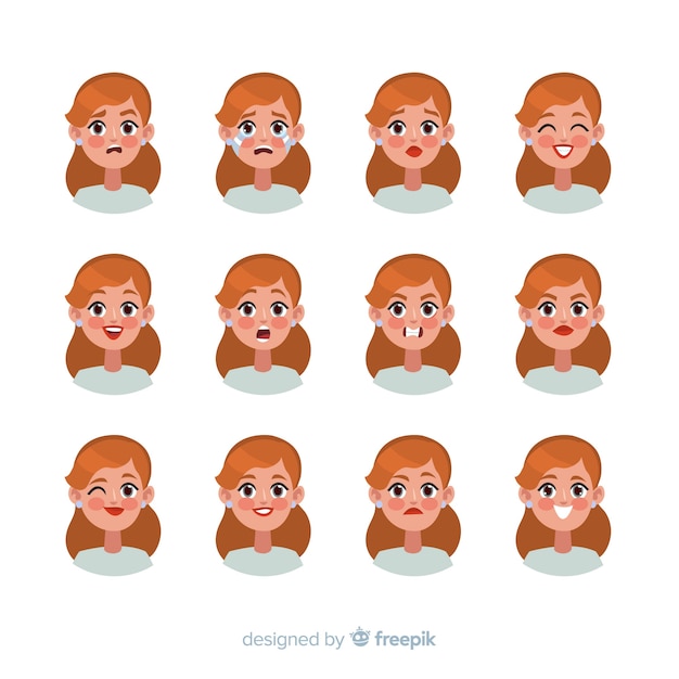 Vibrant Illustrated Ginger Bearded Man Emoji Sticker Collection | Jiffy ...
