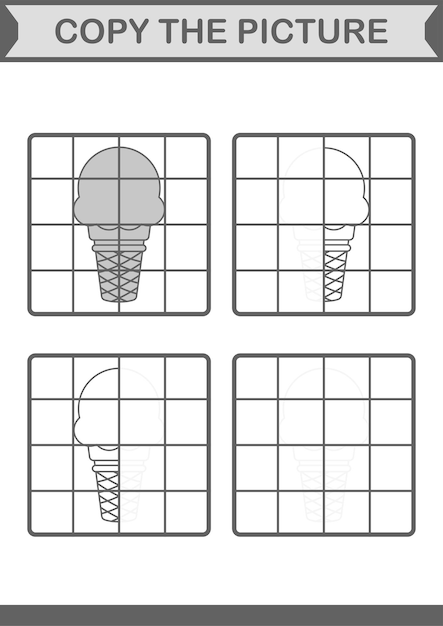 Diverse Collection of Stylized Ice Cream Cone Illustrations | Jiffy Designs