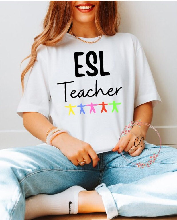 ESL Teacher Svg, ESL Teacher Shirt, Teacher Svg, Teacher Shirt ...