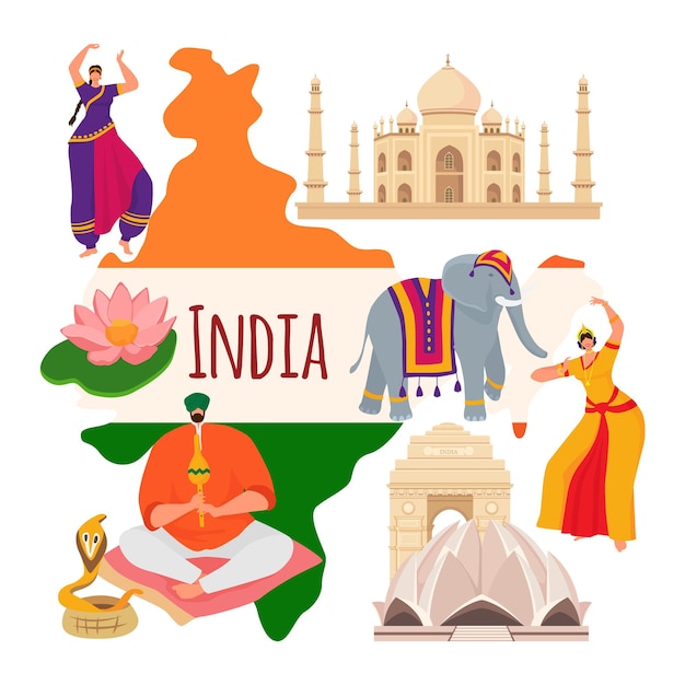 Vibrant Tapestry of Indian Culture and Landmarks | Jiffy Designs